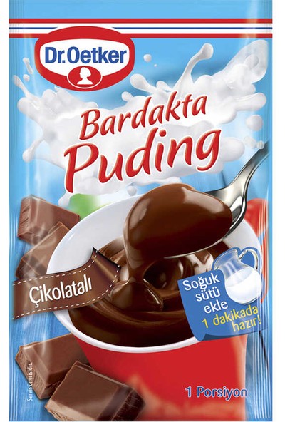 Dr Oetker Bardakta Puding Çikolatalı 10 gr