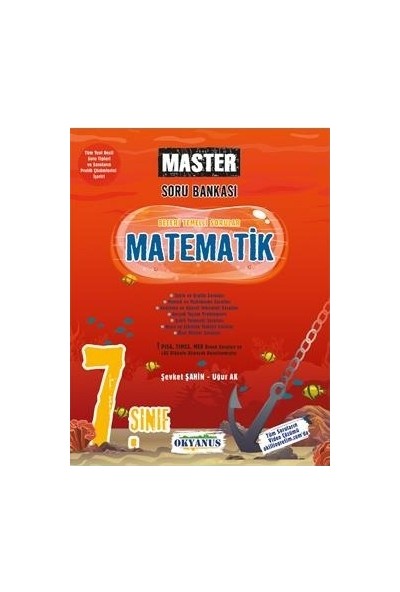 Okyanus Yayıncılık 7. Sınıf Master Matematik Soru Bankası Okyanus Yayıncılık 7. Sınıf Master Matematik Soru Bankası