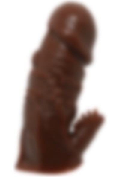 Lilitu Shop Klitoral Uyarıcılı Tırtıklı Damarlı Penis Kılıfı