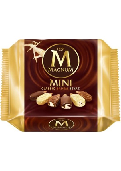 Algida Magnum Mini Classic Badem Beyaz 345 ml Fiyatı