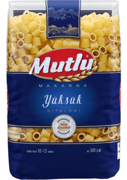 Mutlu Makarna Yüksük 500 gr Fiyatı - Taksit Seçenekleri