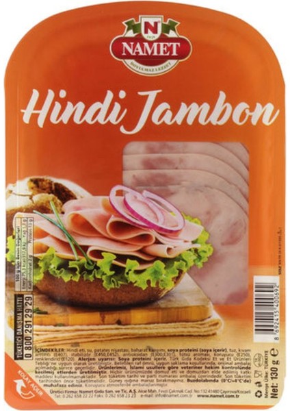 Namet Hindi Jambon 130 gr Fiyatı - Taksit Seçenekleri