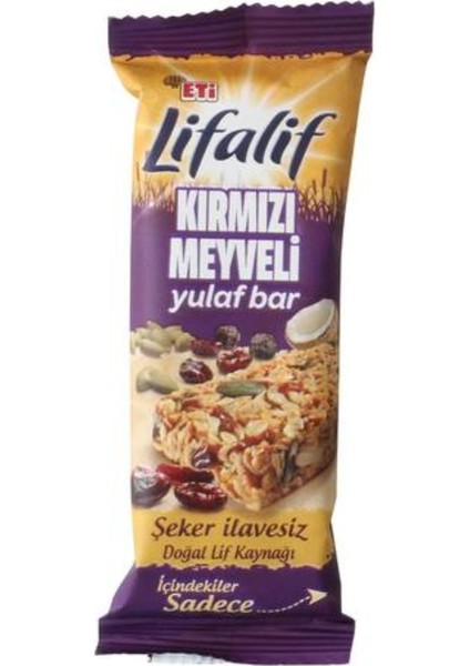 Eti Lifalif Kırmızı Meyveli Yulaf Bar 35 gr Fiyatı