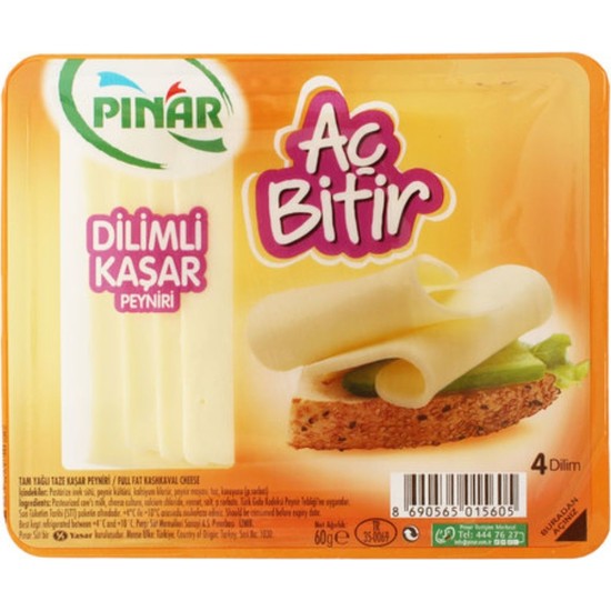 Pınar Kaşar Aç Bitir 60 gr Fiyatı - Taksit Seçenekleri
