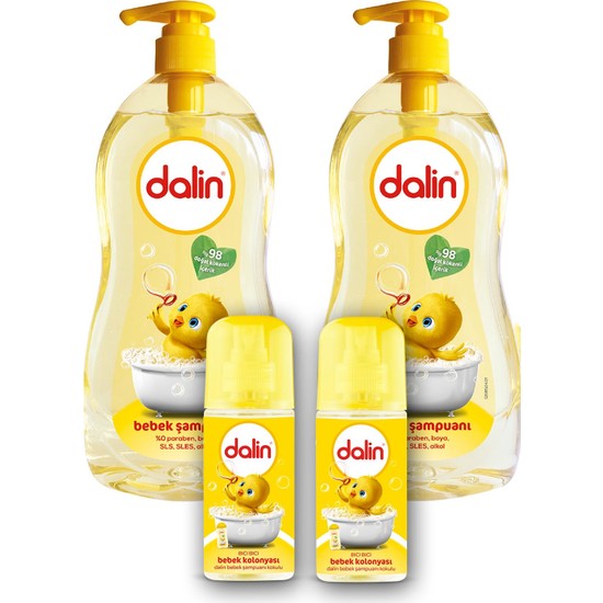 Dalin Şampuan Klasik 700 ml x 2 + Dalin Bebek Kolonyası Bıcı Fiyatı