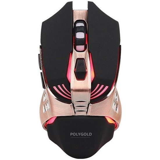 Polygold PG-8868 Xıerra 1600DPI Şarjlı Kablosuz Işıklı Mouse Fiyatı