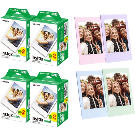 Fujifilm Instax Mini 80'li Film ve 4 Fotoğraf Çerçevesi Fiyatı