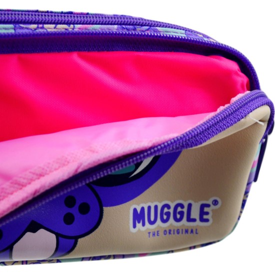 Muggle Dog Mor 2 Gözlü Kalemlik Çantası (MU-7020) Fiyatı