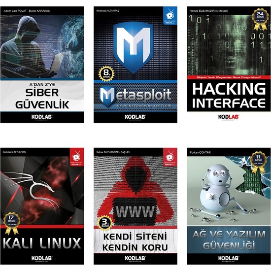 Kodlab Yayınları Siber Güvenlik Eğitim Seti Kitabı ve Fiyatı