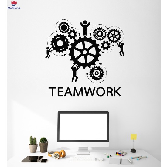 Modatools Ofis Çalışma Odası Duvar Sticker Ekip Çalışması Fiyatı