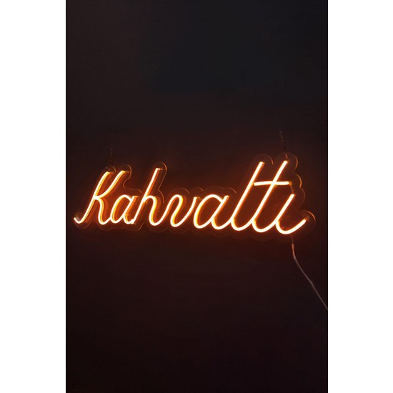 Kahvaltı Yazılı Neon LED Işıklı Tablo Duvar Dekorasyon Fiyatı