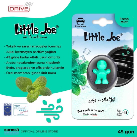 Little Joe Membrane Araba Kokusu Fresh Mint (Taze Nane) Fiyatı