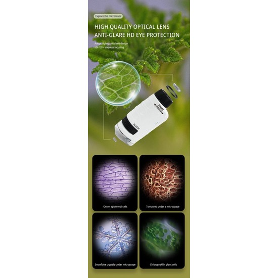 Synope Mini Cep Mikroskop Kiti 60 TO120X Taşınabilir Fiyatı