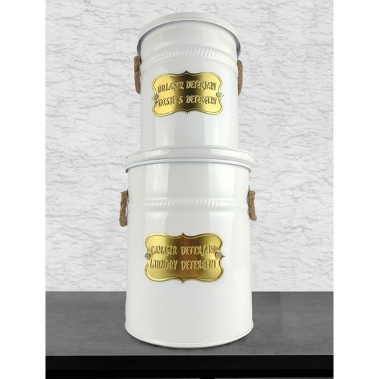 Digithome 2'li Deterjan Kova Seti Beyaz - 820 Fiyatı