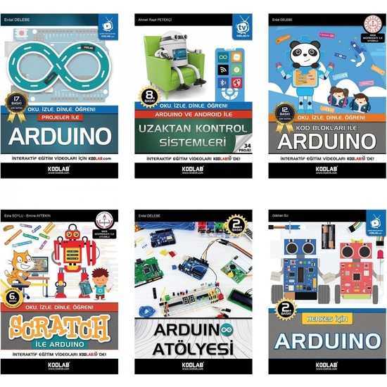 Kodlab Yayınları Arduino Programlama Seti Kitabı ve Fiyatı
