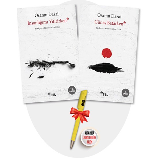 Güneş Batarken + Insanlığımı Yitirirken (Osamu Dazai) 2 Kitabı