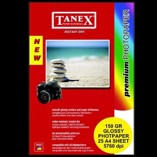 Tanex Fotoğraf Kağıdı 25 Li A4 150 gr 25'li Paket / Tanex Fiyatı