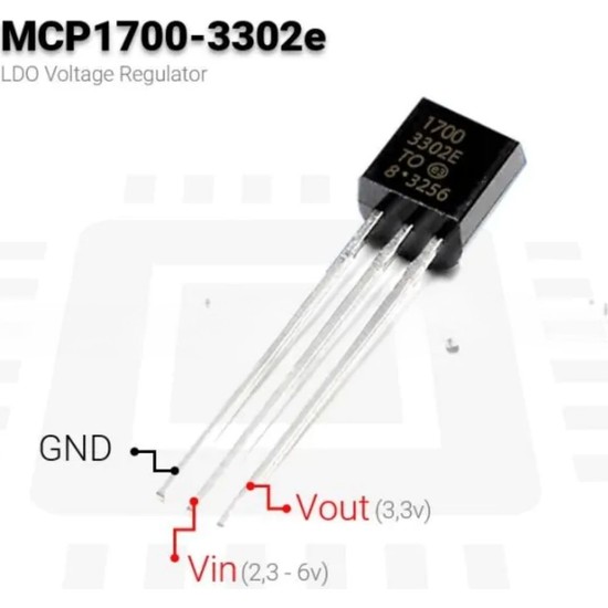 Fapatech MCP1700-3302E Ldo Voltaj Regülatörü Fiyatı