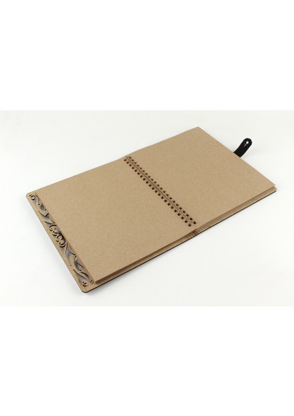Supertrend Ahşap Desenli Akordiyon Defter Fiyatı