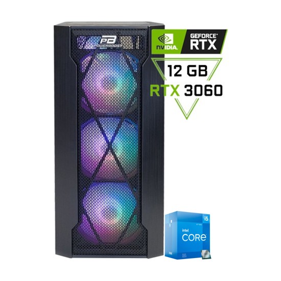 Pcbox Intel Core I5 10400F / Rtx 3060 12GB / 8 GB Ddr4 / 500 GB 3500 ...