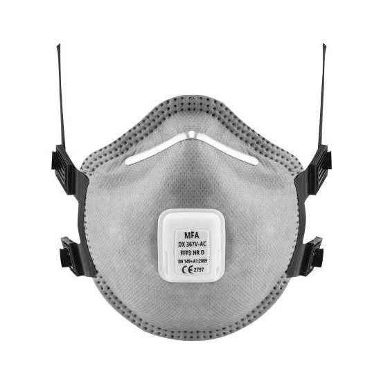 Mfa DX-367V-AC (Aktif Karbonlu) Ffp3 Nr D Ventilli Maske 25 Fiyatı