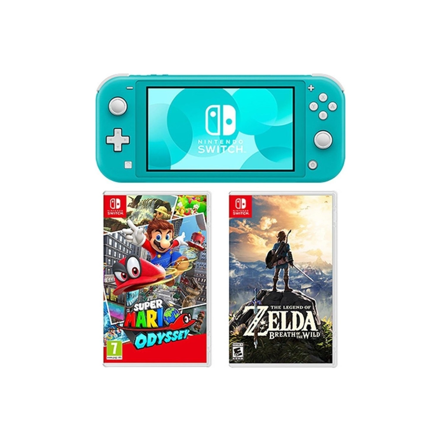 Nintendo Switch Lite Konsol Turkuaz + Super Mario Odyssey + Fiyatı