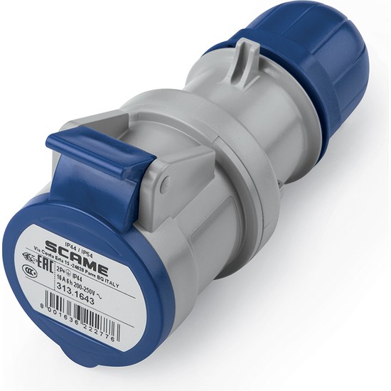 Scame - 313.1643 Uzatma Prizi - 3X16A Cee Norm - IP44 Fiyatı