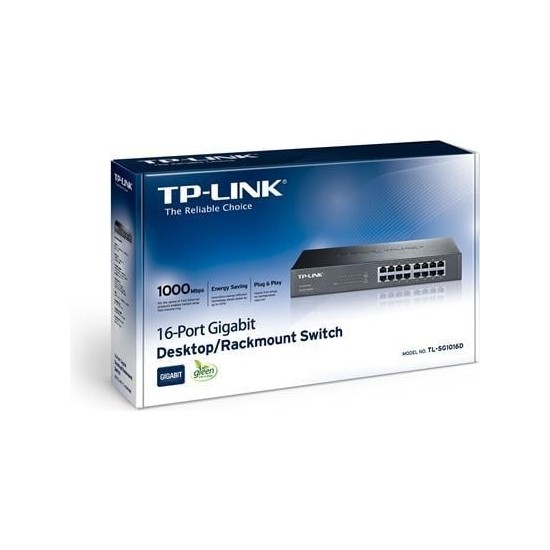 TP-LINK TL-SG1016D 16PORT Gigabit Rackmount Switch Fiyatı