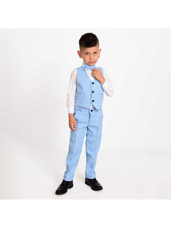 Merdia Kids Erkek Çocuk Takım Elbise 3 Düğmeli Yelekli Fiyatı