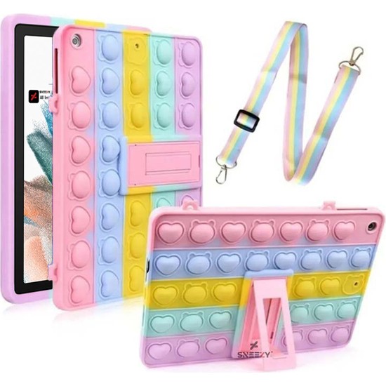 Sneezy Samsung Galaxy Tab S6 Lite P610 10.4 Inç Tam Uyumlu Glow Desenli ...