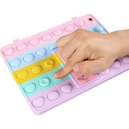 Sneezy Samsung Galaxy Tab S6 Lite P610 10.4 Inç Tam Uyumlu Glow Desenli ...