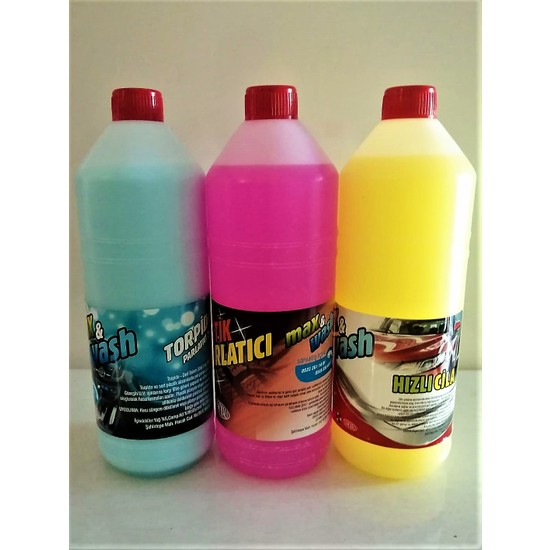 Max&Wash 3lü Set.lastik Parlatıcı.torpido Parlatıcı.hızlı Fiyatı