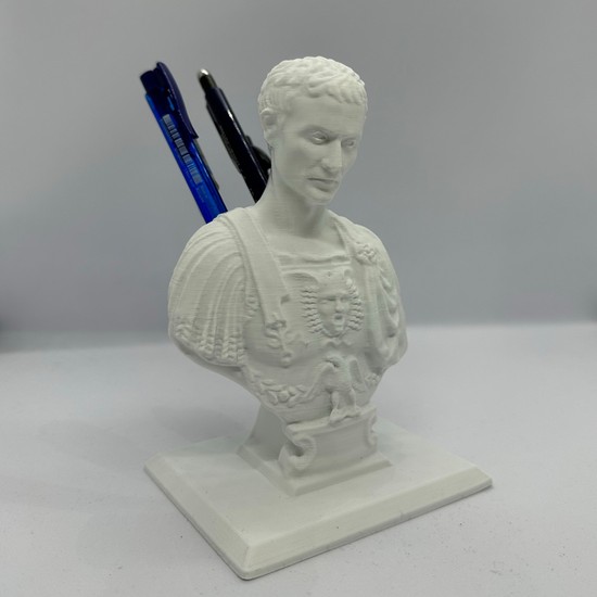 Nerva Design 3D Sezar Masaüstü Kalemlik, Sezar Büst Fiyatı