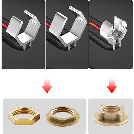 Niazi Lavabo Anahtarı Musluk Secner Ayarlanabilir Çift Uçlu Fiyatı