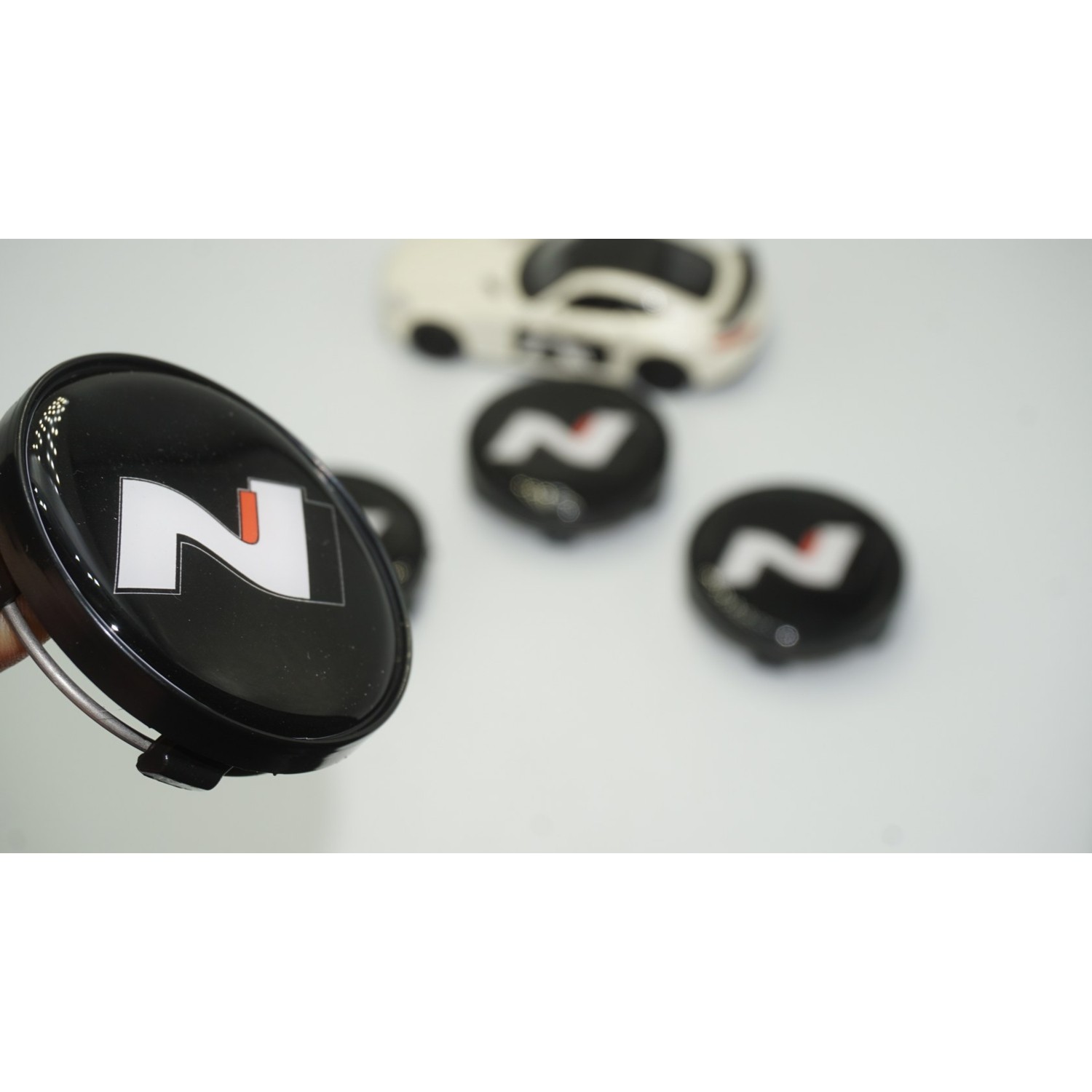 Dk Hyundai N Line Logo Jant Göbeği Siyah Kapak Seti 60MM Fiyatı