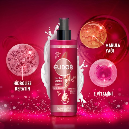 Elidor Sıvı Saç Bakım Sütü Brezilya Keratin Terapisi Fiyatı