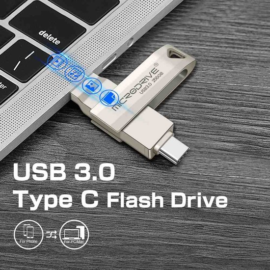 Microdrive 256GB.128GB.64GB.Type-C ve Usb 3.0 Hızlı Sağlam Fiyatı