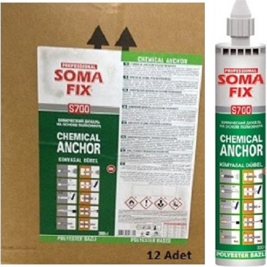 Somafix 300 ml Kimyasal Dübel Epoksi Yapıştırıcısı Silikon Fiyatı