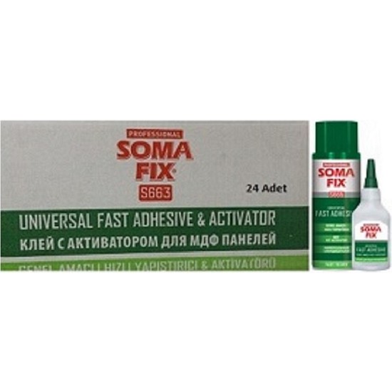 Somafix 200 + 50 ml Şeffaf Süper Hızlı Yapıştırıcı Çift Fiyatı