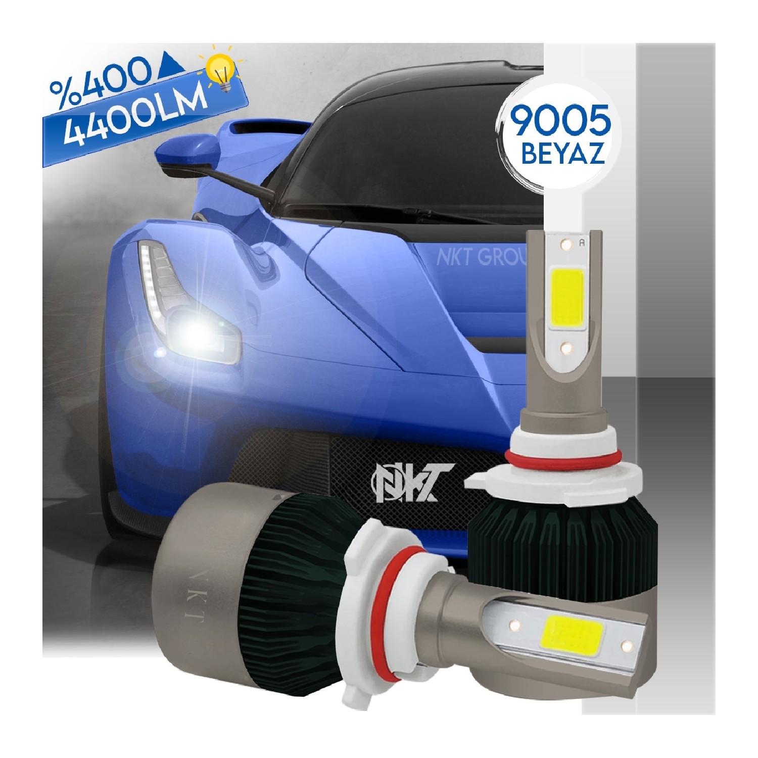 NKT GROUP 9005 White Beyaz LED Xenon Far Ledi LED Zenon Far Fiyatı