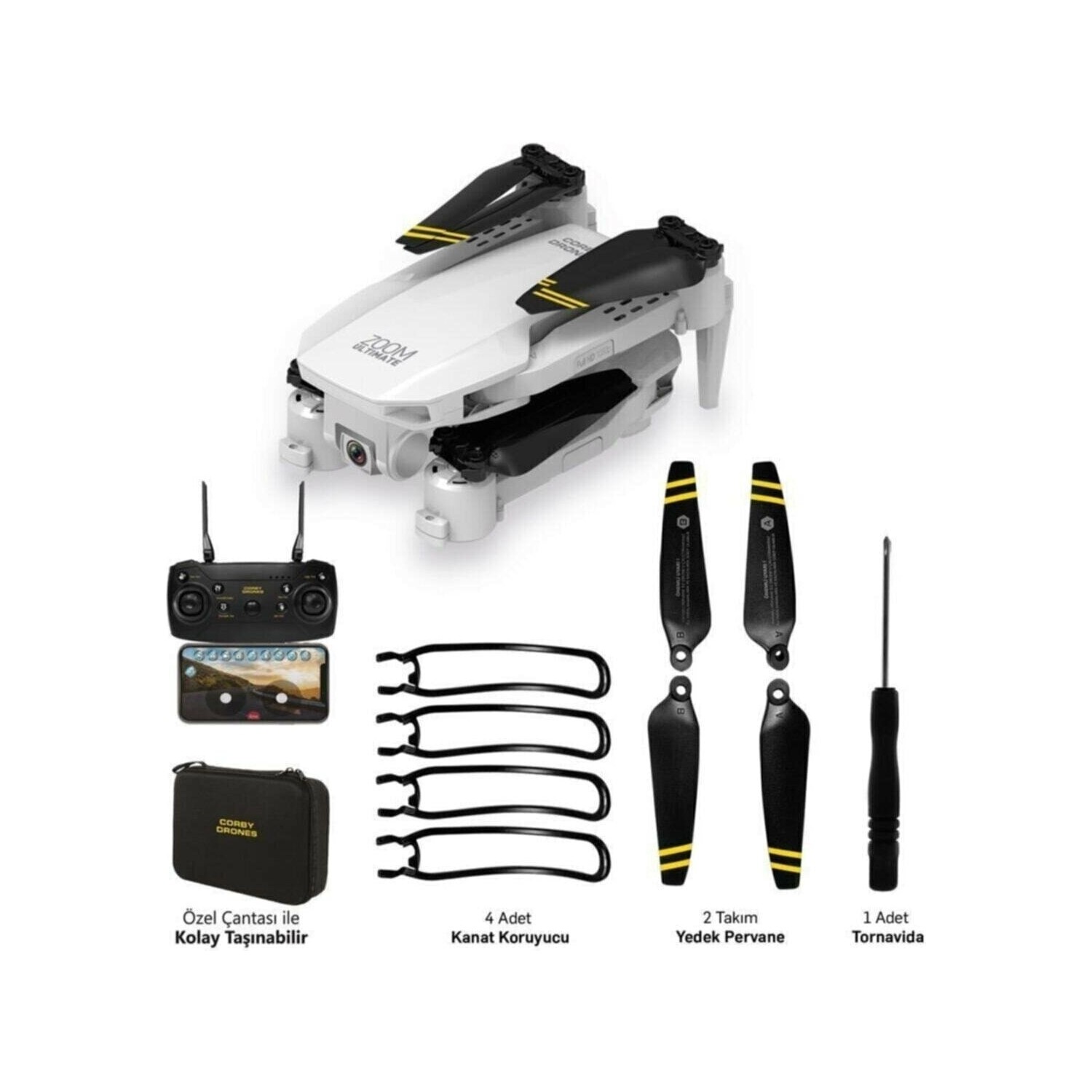 Corby Drones CX017 Zoom Ultimate Smart Drone Fiyatı