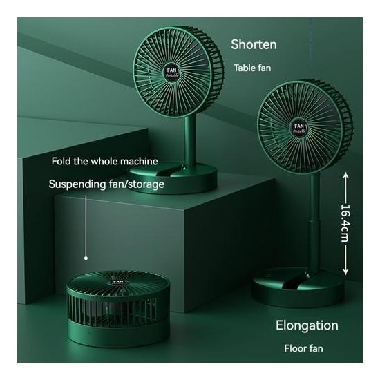 Bestone Katlanabilir Mini Taşınabilir Masaüstü Fan (Yurt Fiyatı