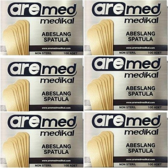 Aremed Abeslang / Spatula 100 Lü 6 Paket Fiyatı