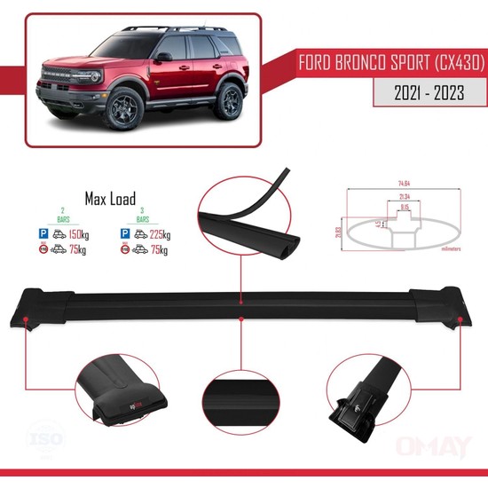 Ford Bronco Sport (CX430) 2021 ve Sonrası ile Uyumlu Fly Fiyatı