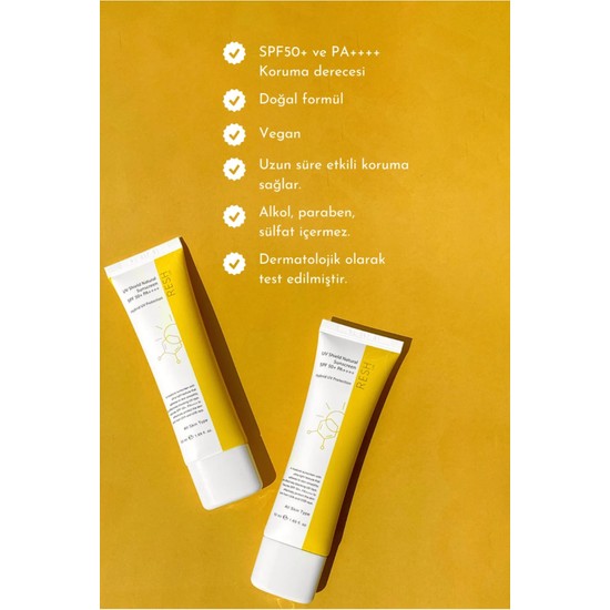 Resh Lab Uv Shield Natural Sunscreen SPF50+ Pa++++ Güneş Fiyatı