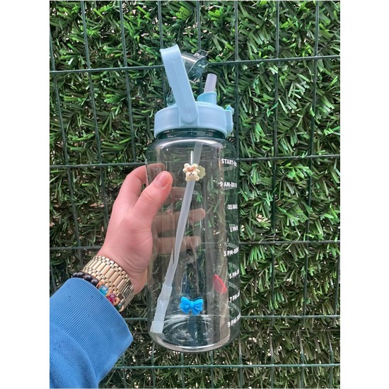 Durable Şeffaf Siyah Motivasyon Matara 2000 ml Suluk Su Fiyatı Durable Şeffaf Siyah Motivasyon Matara 2000 ml Suluk Su Fiyatı