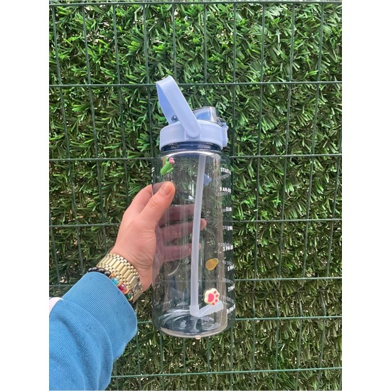 Durable Şeffaf Siyah Motivasyon Matara 2000 ml Suluk Su Fiyatı Durable Şeffaf Siyah Motivasyon Matara 2000 ml Suluk Su Fiyatı