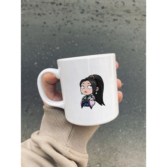 Ludio Valorant Sage Hediyelik Kulplu Beyaz Kupa Çeşitleri Fiyatı