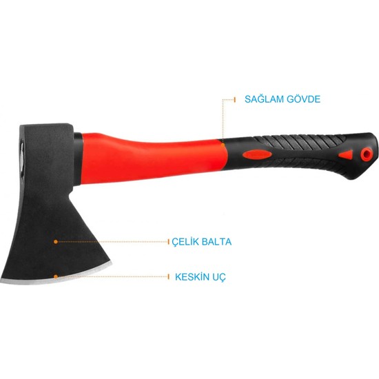 Kamp Baltası Çok Amaçlı Balta Nacak Fiber Saplı 600 gr Fiyatı