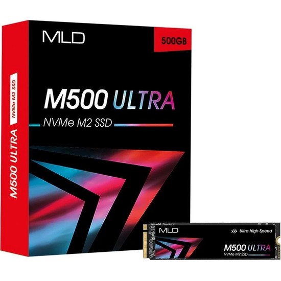MLD M500 Ultra 500GB 7000-4700MB NVMe 2280 Gen4X4 SSD Fiyatı